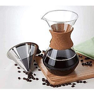 Pour Over Coffee Maker with Dripper Filter 34 Ounce/ 1000 ml