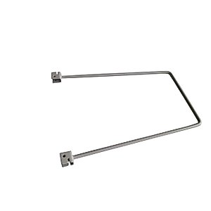 FixtureDisplays® ecorative Double Slot Bookend Bracket Shelf Dividers, Clothes Organizer & Storage, Book Shelf Divider 13888-NPF