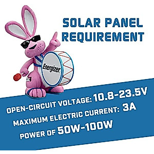 Energizer Portable Power Station PPS320 320Wh LiFePO4 Battery 110V/300W Pure Sine Wave AC Outlet PD100W Fast Charging Solar Generator