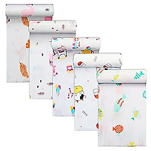 Koo-dib Baby Muslin Swaddle Blanket The Comfy Swaddles Sack 0-3 Months Receiving Baby Blanket Set of 5 Newborn Essentials Must Haves are Swaddle Blankets Baby Girl 30x30 Inches Infant Wraps