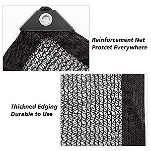 boknight Pool Leaf Net Cover with Rope, 20x 40 ft. Rectangle Pool Covers for Inground Pools, Cuttable Winter Pool Cover with Reinforcement Edge