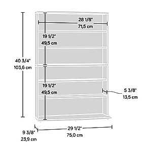 Sauder 413034 Beginnings Multimedia Storage Tower, Cinnamon Cherry