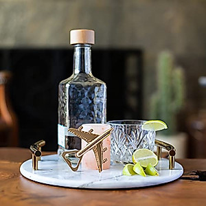 Airplane Bottle Opener - Aviation Gifts for Pilot - Airplane Decor - Gift for Veteran - Plane Beer Bottle Opener in Gift Box - Perfect Travel Gift (Airplane)