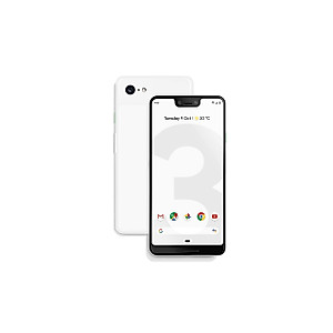 Google Pixel 3 XL (2018) G013C 64GB - 6.3" inch - Android 9 Pie - (GSM Only, No CDMA) Factory Unlocked 4G/LTE Smartphone - International Version (Clearly White)