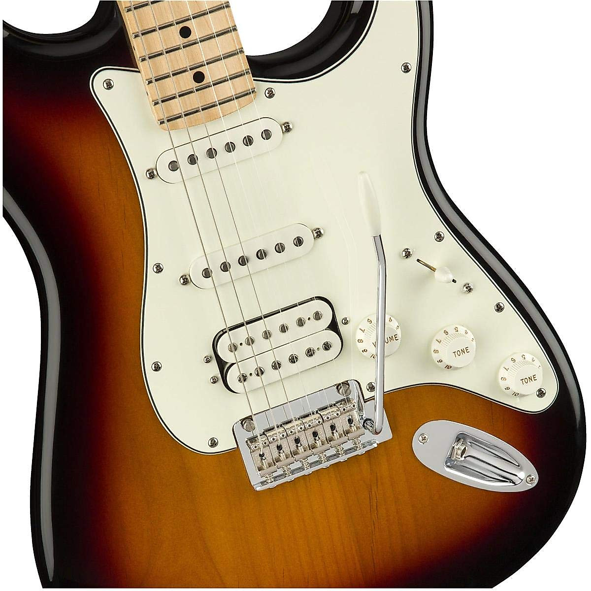 Fender Player Stratocaster HSS Electric Guitar, with 2-Year Warranty, 3-Color Sunburst, Maple Fingerboard