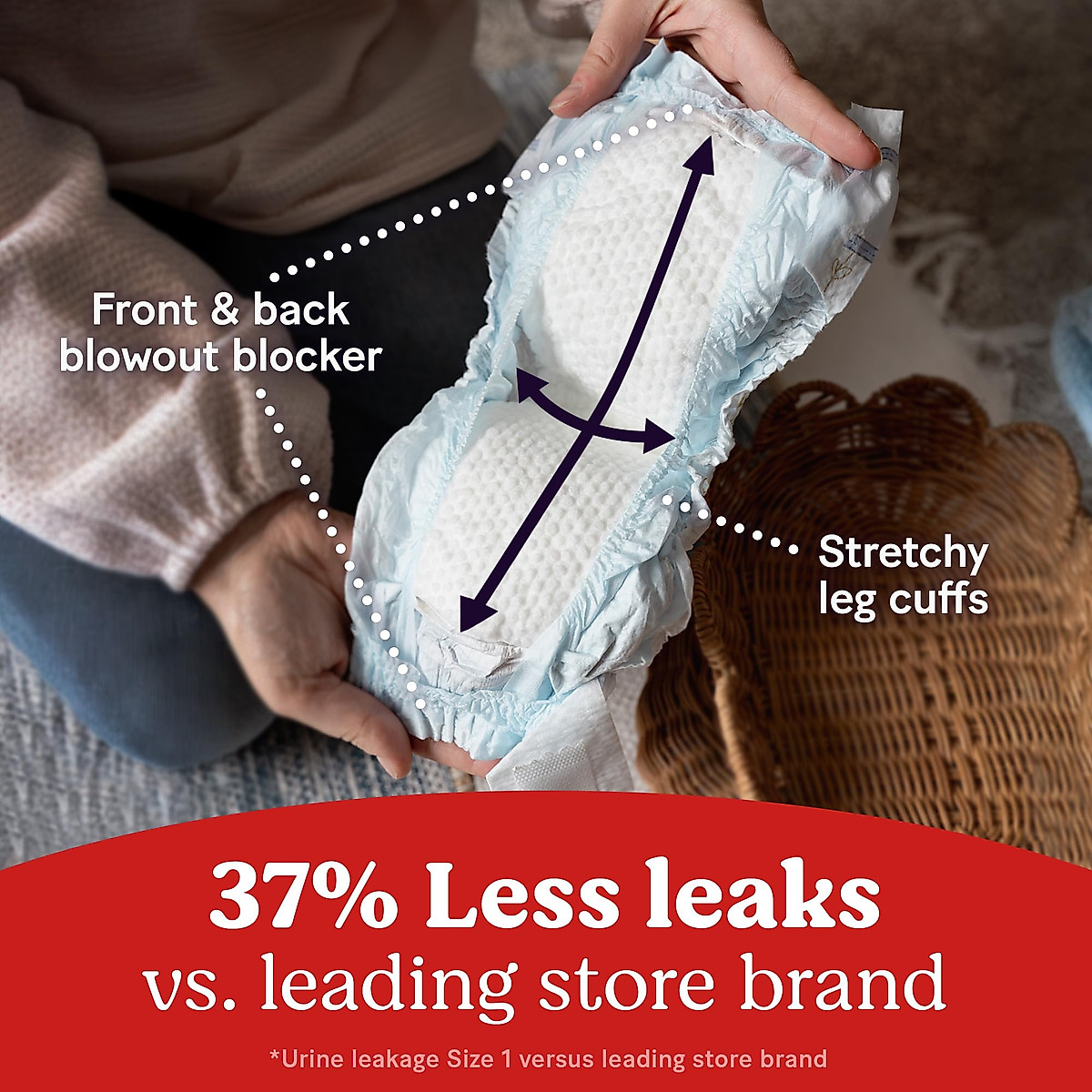 Huggies Little Snugglers Diapers, Size 4