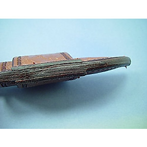 Buck 103 Cross Draw Genuine Leather Knife Sheath, 7" Right/Left Hand Knife Holster, Dyed Light Brown