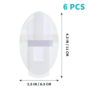 HEALLILY 6Pcs G-Tube Holder Concealment Gastrostomy Tubes Sticker Abdominal Feeding Tubes Dialysis Catheter Tube Holder Catheter Stabilization Device 1