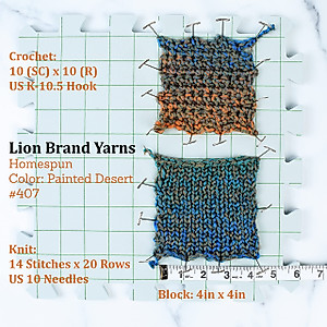 Lion Brand Knitting Yarn Homespun Peony 3-Skein Factory Pack (Same Dye Lot) 790-442 with Knitting Project Bag