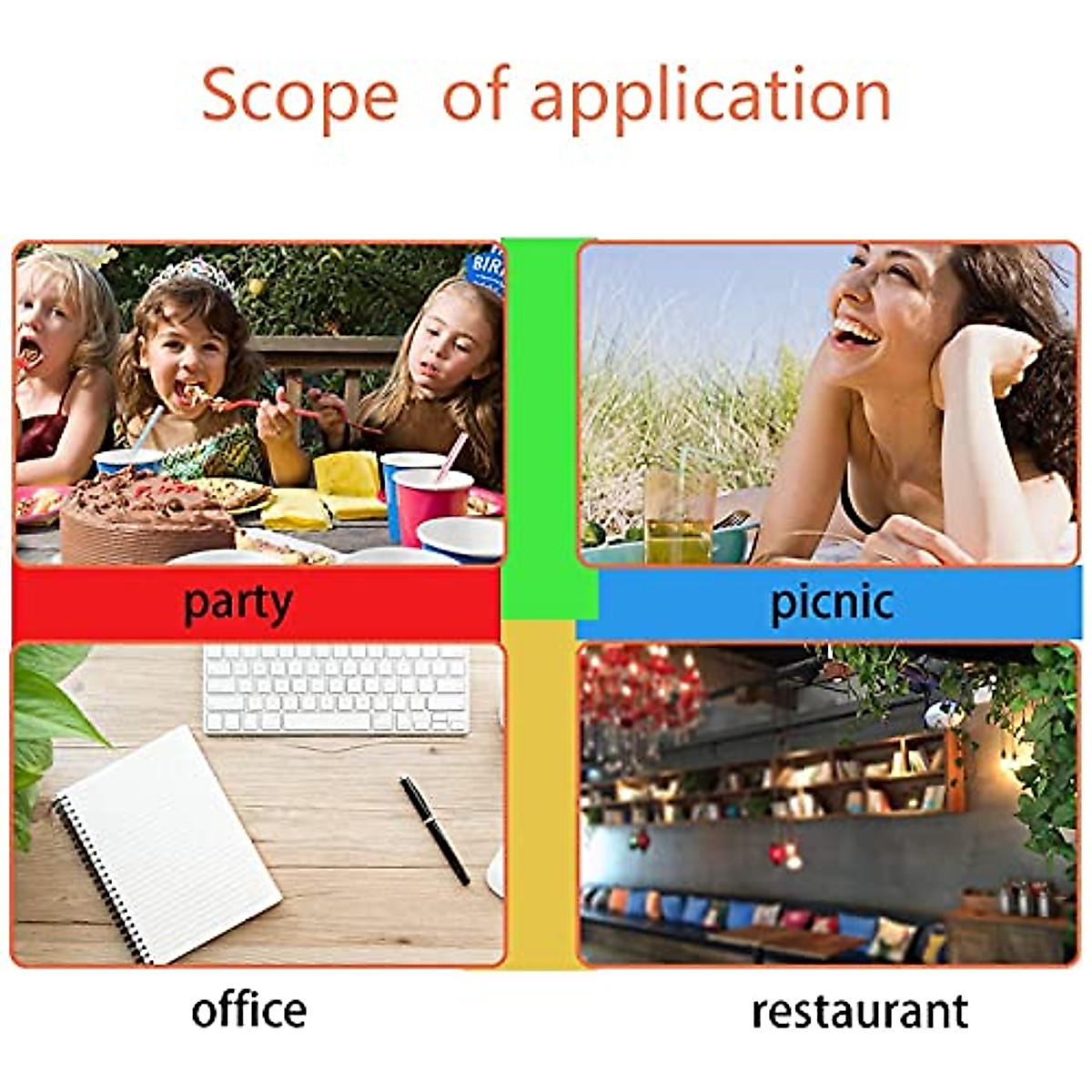 600pcs Plastic Drinking straws, Flexible straws, 8" Long, Stripes Multiple Colors Straws,suitable for various drinks, juice, milk, tea, cocktails, parties, daily use (600pcs)