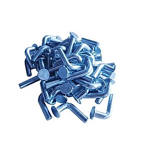 Lokatall 50pcs Heavy Duty J Bolt Safety Universal Pins Pallet Rack Safety Bolts Universal Pallet Rack Drop Pin for Warehouse, Home or DIY Pallet Racks & Shelving Units