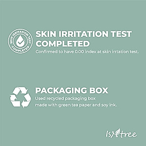 IsNtree Mugwort Calming Clay Mask 100ml, 3.38 fl.oz | Sebum Control | Pore Tightening | Exfoliates Rough Skin | Blackhead Care | Wash-Off Mask | Korean Skincare
