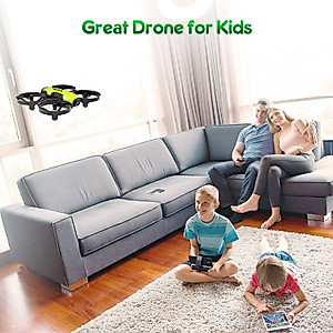 Loolinn | Drones for Kids Gift with Camera - Mini Drone with 90° Adjustable Camera, Safe for Kids, Photos and Videos, Includes three batteries (Gift for Kids)
