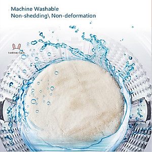 SHENGOCASE 2-Pack 10.6"x10.6" Square Faux Rabbit Fur Cat Dog Bed Cushion Pad Mat, Cat Tree Tower Replacement Cushion Pad for Window Perch Carrier House Cage Crate Kennel Furniture