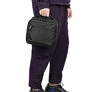 CURMIO Double Layers Projector Case, Mini Projector Carrying Bag Compatible with DR.J Professional and QKK Mini Projector, Black