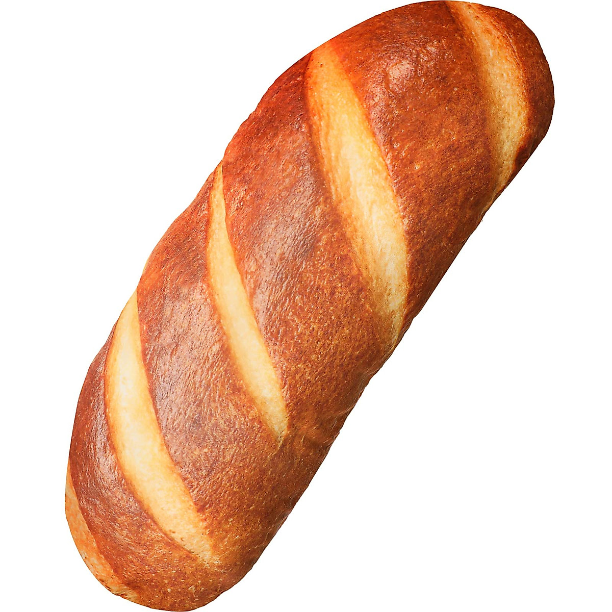 Yookeer 3D Simulation Bread Pillow 47.24 Inches Funny Food Pillow Giant Baguette Pillow Bread Body Plush Loaf of Bread Pillow Food Cushion for Valentine's Day Sleeping Decor