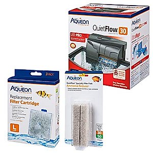 Aqueon Aquarium Filter Kit w/Media (4 Month Supply), Up to 45 Gallons