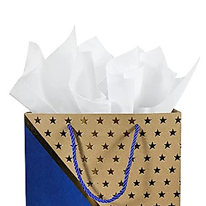 100 Sheets 20"X14" White Gift Wrapping Tissue Paper Bulk for gift bags,Weddings Birthday Showers Arts Craft Party Favor Decoration