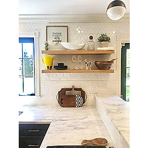 26" Long Heavy Duty Floating Shelf Hardware - Fits a 28" - 31" Shelf - Manufactured in USA