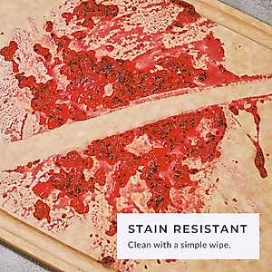 Elihome Classic Series MEDIUM Cutting Board for Kitchen- Natural Wood Fiber Composite, Dishwasher Safe, Eco-Friendly, Juice Grooves, Non-Porous, Reversible, BPA Free, Made in USA, 13"x 10"x 1/4”