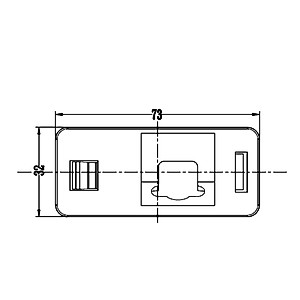 for BMW M3 E46 CSL E92 E93 Car Rear View Camera reversing Camera/ Plug Directly