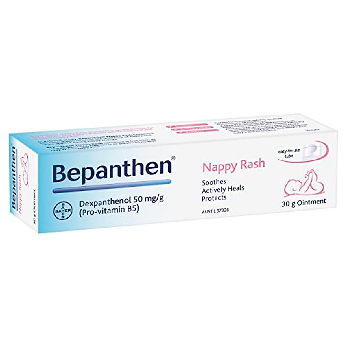 Bepanthen Nappy Rash Diaper Barrier Protection Ointment 30g