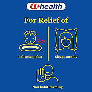 A+Health Nighttime Sleep Aid Diphenhydramine 50 mg Softgels Maximum Strength Made in USA, 160 Count