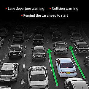 SNOQ Dash Cam for Cars,1080P Full HD WiFi Car Dash Camera USB Starlight Night Vision G-Sensor Loop Recording Motion Detection Parking Monitor,User Friendly Designs (Red)