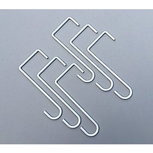 Alumahangers Made in USA. powder coated steel hangers - 3"x 8" Lattice Hanger (6 pack) "White" for Alumawood Lattice or pergola patio covers - easy to use and great for heavier decorating items!
