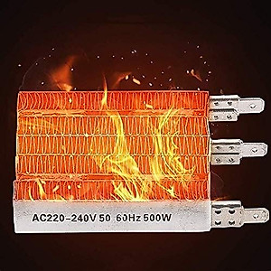 Outdoor Garden Heater Ceramic Fan Heater - Tip-Over and Overheat Protection, Variable Thermostat Perfect for Office Desktop and Home Bedroom Patio Heater