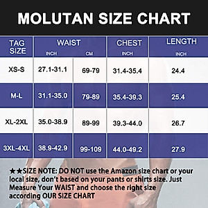 MOLUTAN Mens Compression Shirt Slimming Body Shaper Vest Sleeveless Waist Trainer Workout Tank Top Tummy Control Shapewear (Beige, Medium-Large)