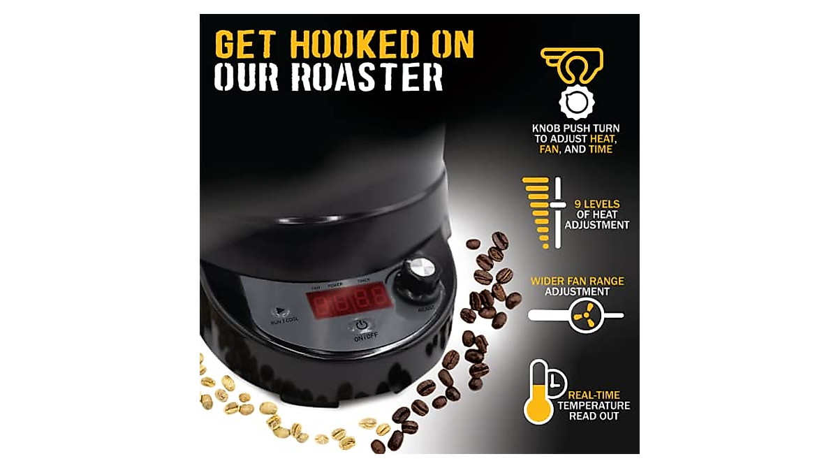 Fresh Roast SR800 Coffee Roaster - Perfect At Home Brewing