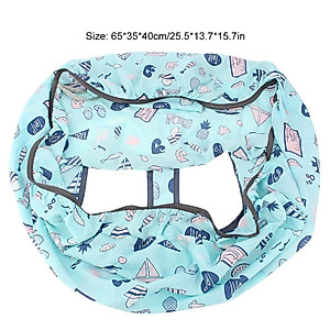 Maxmartt Shopping Cart Baby Covers,Infant Dining Chair Seat Cushion Portable Shopping Cart Chair Package Cover Trolley Soft Pad Baby Seat Cover