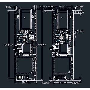 LILYGO T-SIM7000G ESP32-WROVER-B Solar Charge SIM GPS Antenna CH9102F 4MB 2G/NB TTGO Development Board