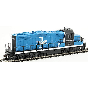 Walthers Trainline HO Scale Model EMD GP9M Standard DC Boston & Maine #1754 Train, Blue/Black/White, EMD GP9M Boston & Maine