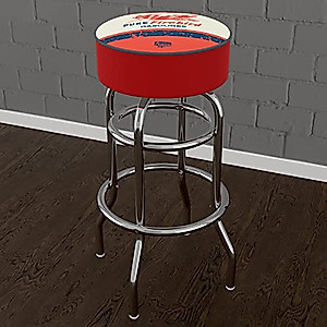 Trademark Gameroom Bar Stool - Pure Oil Vintage Stool with Foam Padded Seat - Swivel Chair for Game Room, Garage, or Home Bar