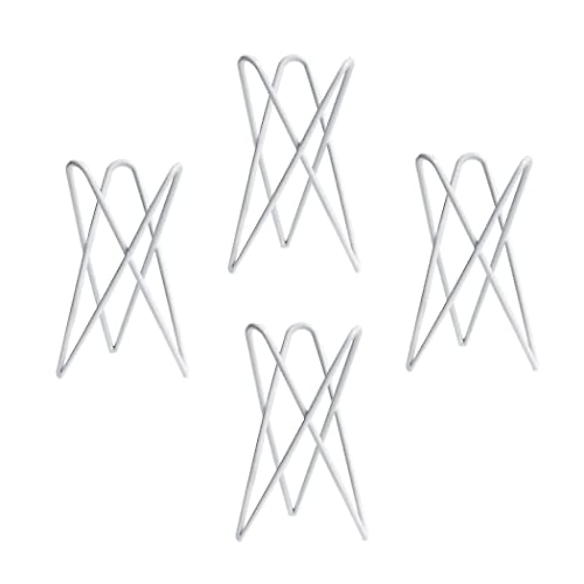 4 Packs Airplant Plants Holder Metal Base Geometric Air Plants Stand Tabletop Air ferns Planter Rack White Tillandsia Display Containers Himmeli Decor .