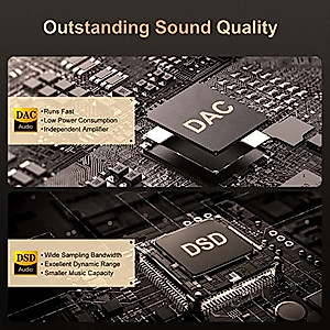 SWOFY Real Lossless HiFi MP3 Player, DSD High Resolution Digital Audio Music Player with Line Output, High-Res DAC Portable Super Light Audio Player with 64GB, Support up to 256GB Expand