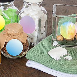 Yeachlaing 1.5 Inch White Round Thermal Sticker Labels, Self-Adhesive Circle Direct Thermal Labels, Multi-Purpose Roll Sticker Labels for DIY Logo Design with Perforation Line（ 500 Labels，1 Roll）