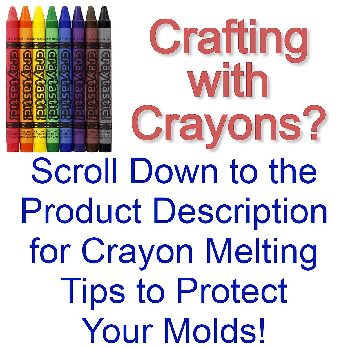 Traytastic! Silicone Number Mold 0-9 Tray - Large 1.75" Tall Numbers - Crafting, Baking, Molding, Melting