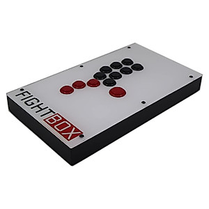 FightBox® F1-PS-W All Buttons Arcade Joystick Fight Stick Game Controller for PS4/PS3/PC
