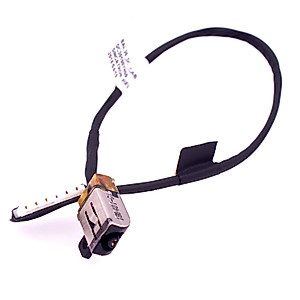 Deal4GO DC Power Jack Cable Harness Port Replacement for Dell Inspiron 15 5565 5567 17 5765 5767 DC30100YN00 0R6RKM R6RKM BAL30