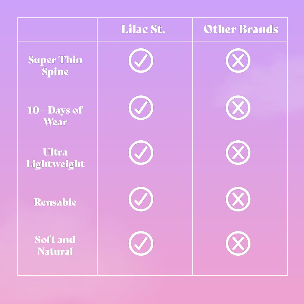 Lilac St - Starter Kit - Includes 2-Pack of Original Lashes, Clear Lash Glue, Lash Applicator- Soft, Natural Look - Long-Lasting, Lightweight, Reusable - Vegan & Cruelty Free