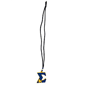 Desert Cactus Sigma Gamma Rho #MED-A Acrylic Greek Symbol Medallion 16 Inch Long Tiki Necklace