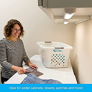 GE Under Cabinet Light, 18 Inch, Wireless, Battery Operated, 150 Lumens, Tap Light, Bright White LED Closet Light, Night Light for Kitchen, Closet, and More, 41214-T1