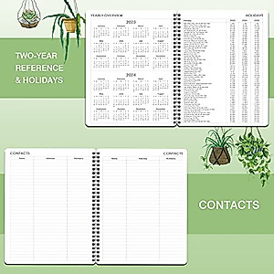 Planner 2023-2024 - July 2023-June 2024, Academic Planner 2023-2024, Weekly and Monthly Planner, 8'' x 10'', 2023-2024 Planner with Twin-Wire Binding, Flexible Cover, Perfect Daily Organizer
