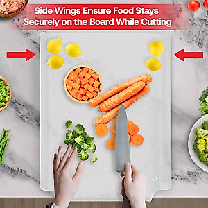 Better Houseware Multi Purpose Drain Board and Cutting Board - Frosted