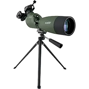 SVBONY SV14 Spotting Scope with Tripod Phone Adapter,25-75x70mm Spotting Scopes,Waterproof Spotter Scope,High Definition Sporting Scope,Scope for Bird Watching Shooting Range Scope