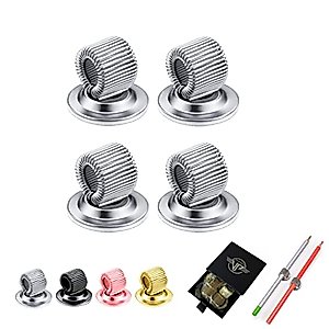 Pen Holders Rotable Self Adhesive Pen Holder Single Hole Pen Adjustable Spring Loop Clip Holder For Netbook Refrigerator Clipboard Office Accessories Supplies (Silver)