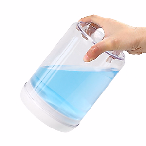 Felli Flip Tite Storage Container with Lid 6" ROUND Airtight Ring Lock Top, Plastic Canister Jar for Flour Sugar Rice Protein Powder Coffee Cracker Kitchen Pantry Organizer (1, 6" Round Nest-M 2pk)